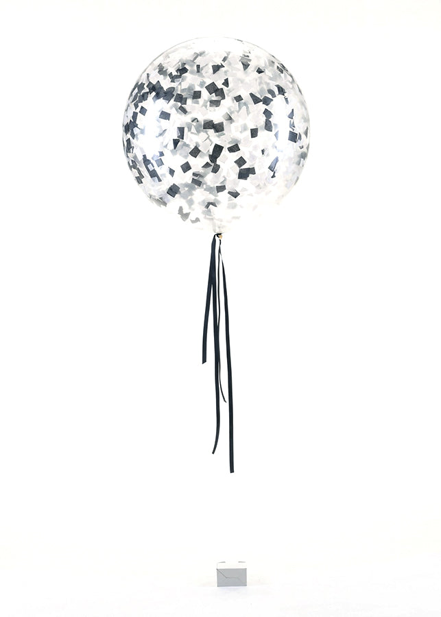 Oversize Balloon with Confetti Stuffing – HauteBalloon