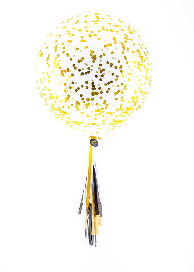 Oversize Balloon with Confetti Stuffing – HauteBalloon